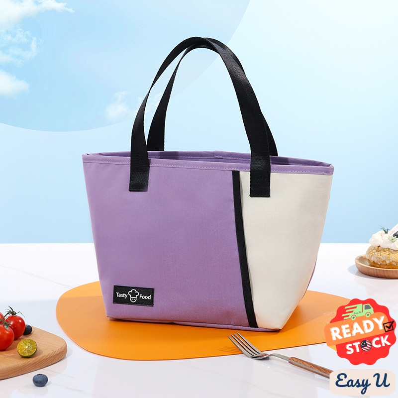Portable Thermal Lunch Box Tote Bag Bento Handbag Insulated Bag Student ...