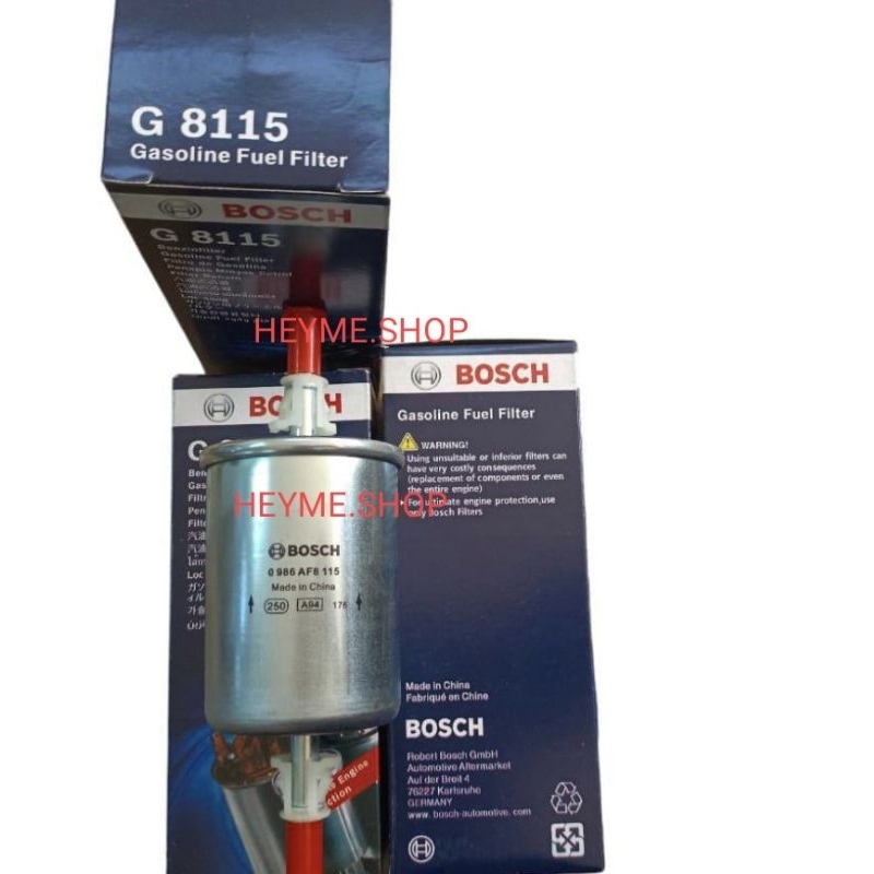 Genuine Bosch Gasoline Fuel Filter for Proton Waja Exora Persona Preve ...