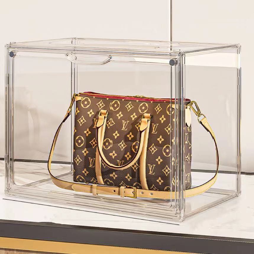 Transparent Storage Box Handbag Storage Organizer Acrylic Display Box ...