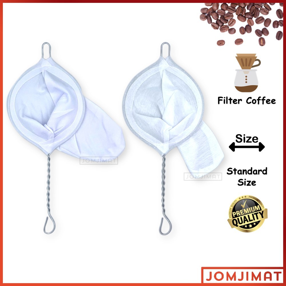 Nylon Cotton Kain Penapis Kopi / Cotton Penuras Kopi Teh/ Filtrator ...