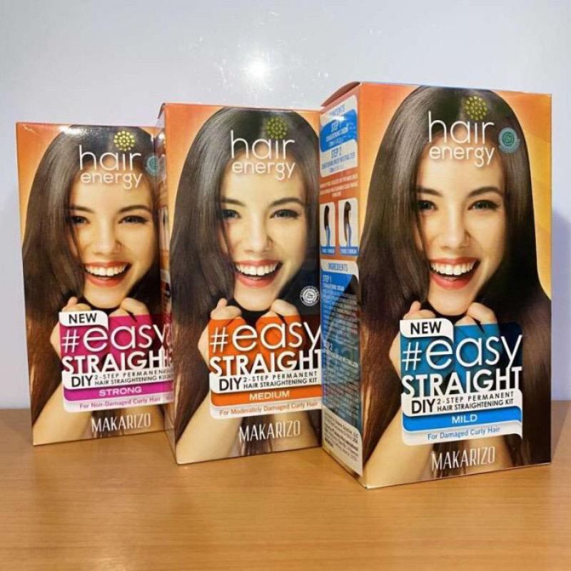 Pelurus rambut Makarizo easy straight DIY 120ml | Shopee Malaysia