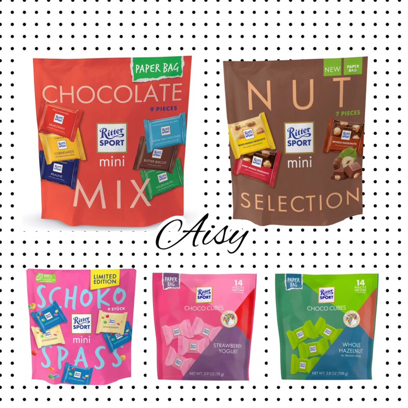 PROMOSI HEBAT !!! Ritter Sport Mini Mix Chocolate (109g - 200g ...