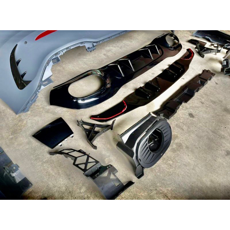 Mercedes Benz w177 v177 sedan hatchback A35 A45s AMG rear bumper ...