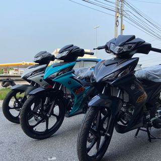 YAMAHA LC135 FI 135LC V8 CYAN / BLUE / WHITE NEW COLOUR 2024 | Shopee ...