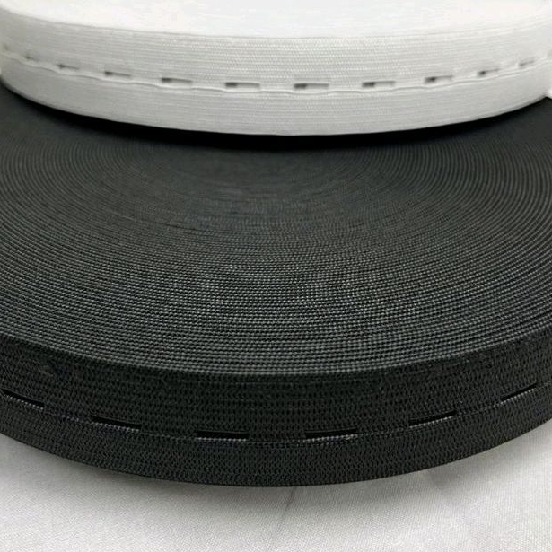 Getah Elastik With Hole / 1" Getah Kain/Meter/Getah Berlubang Butang ...