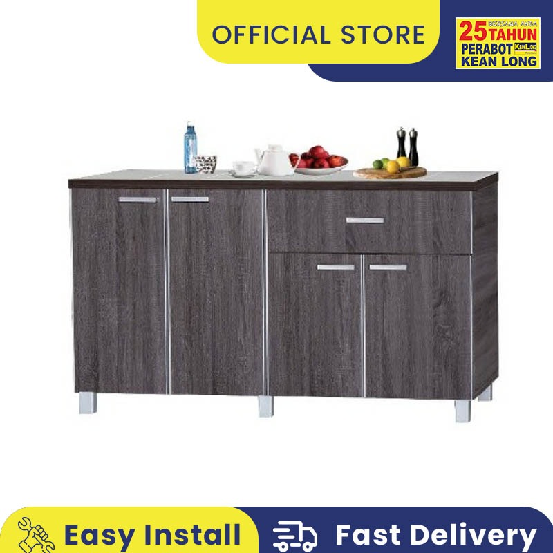 KLSB Almari Dapur 5'/Almari Dapur Bertutup/Almari Dapur Rendah/Cabinet ...