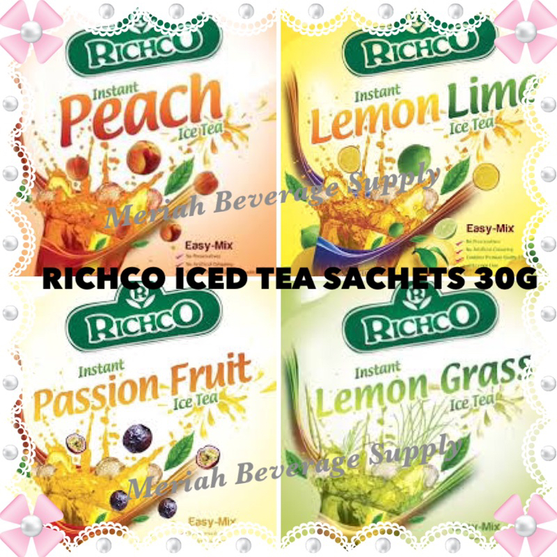 Richco Instant Flavored Iced Tea (Malaysia Halal Product) | Shopee Malaysia