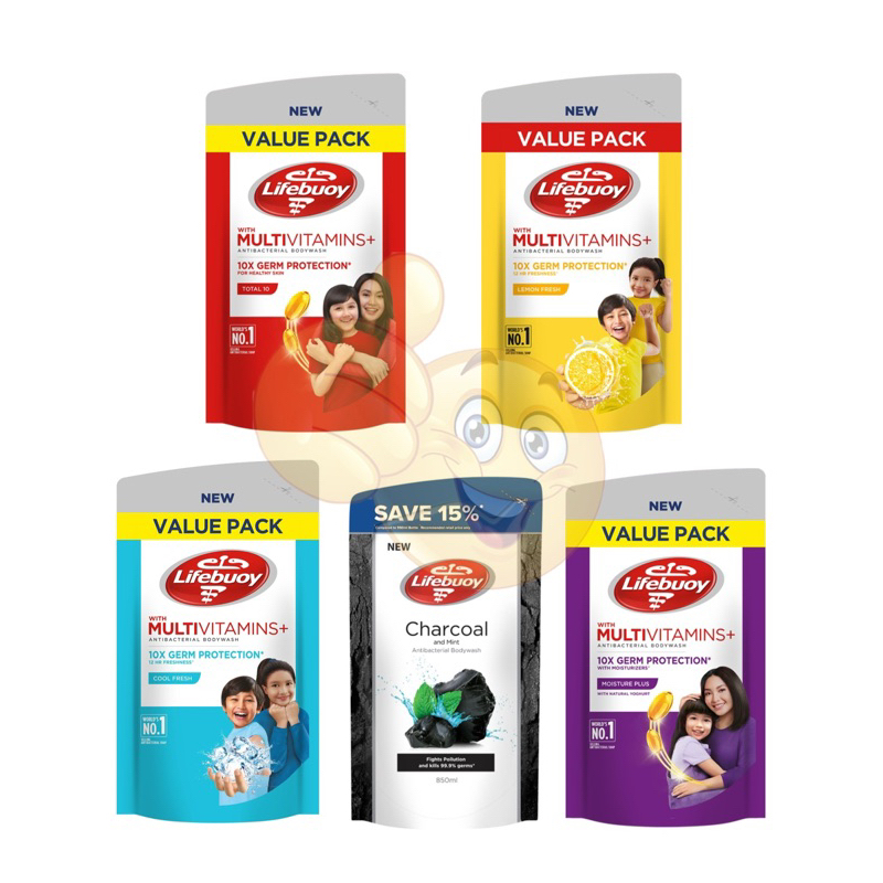 Lifebuoy Body Wash Shower Gel Refill Pack 800ML | Shopee Malaysia