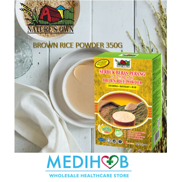 NATURE'S OWN Brown Rice Powder Instant (350g) EXP10/2025 | Shopee Malaysia