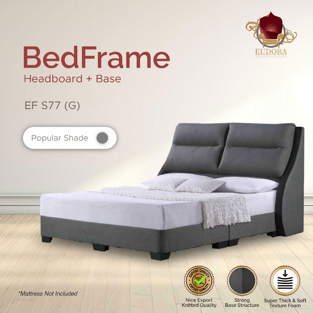 【𝐄𝐔𝐃𝐎𝐑𝐀 𝐅𝐔𝐑𝐍𝐈𝐓𝐔𝐑𝐄 Elegant Contemporary Divan Bedframe/Queen Size Divan ...