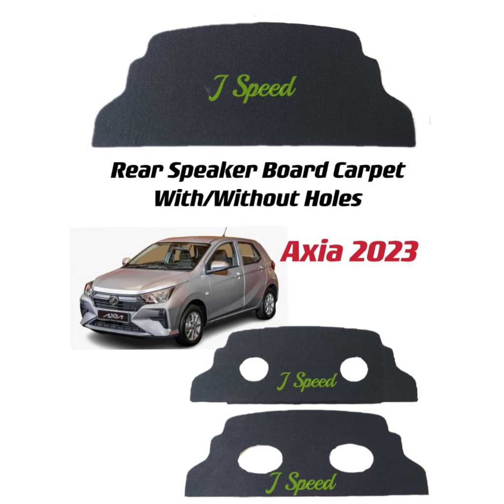 Perodua Axia Baru.23-24 yrs rear speaker board with black carpet ...