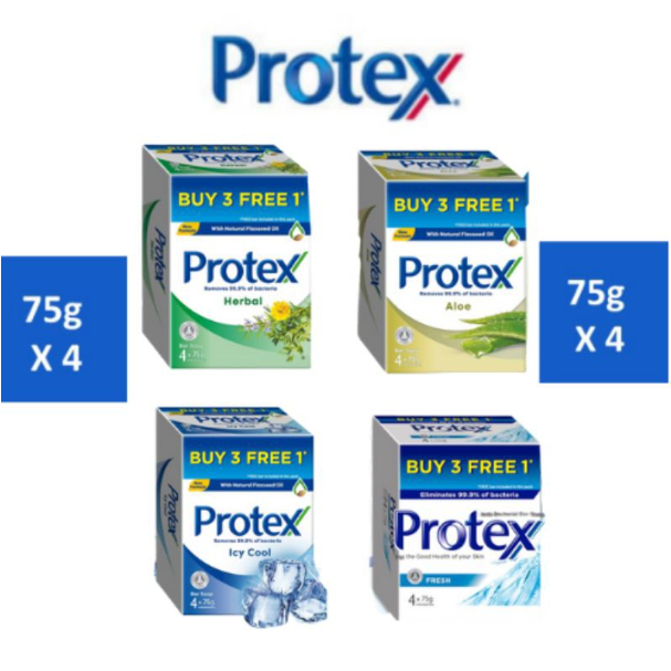 Protex AntiBacterial Bar Soap Valuepack Eliminates 99.9% Bacteria 75gx ...