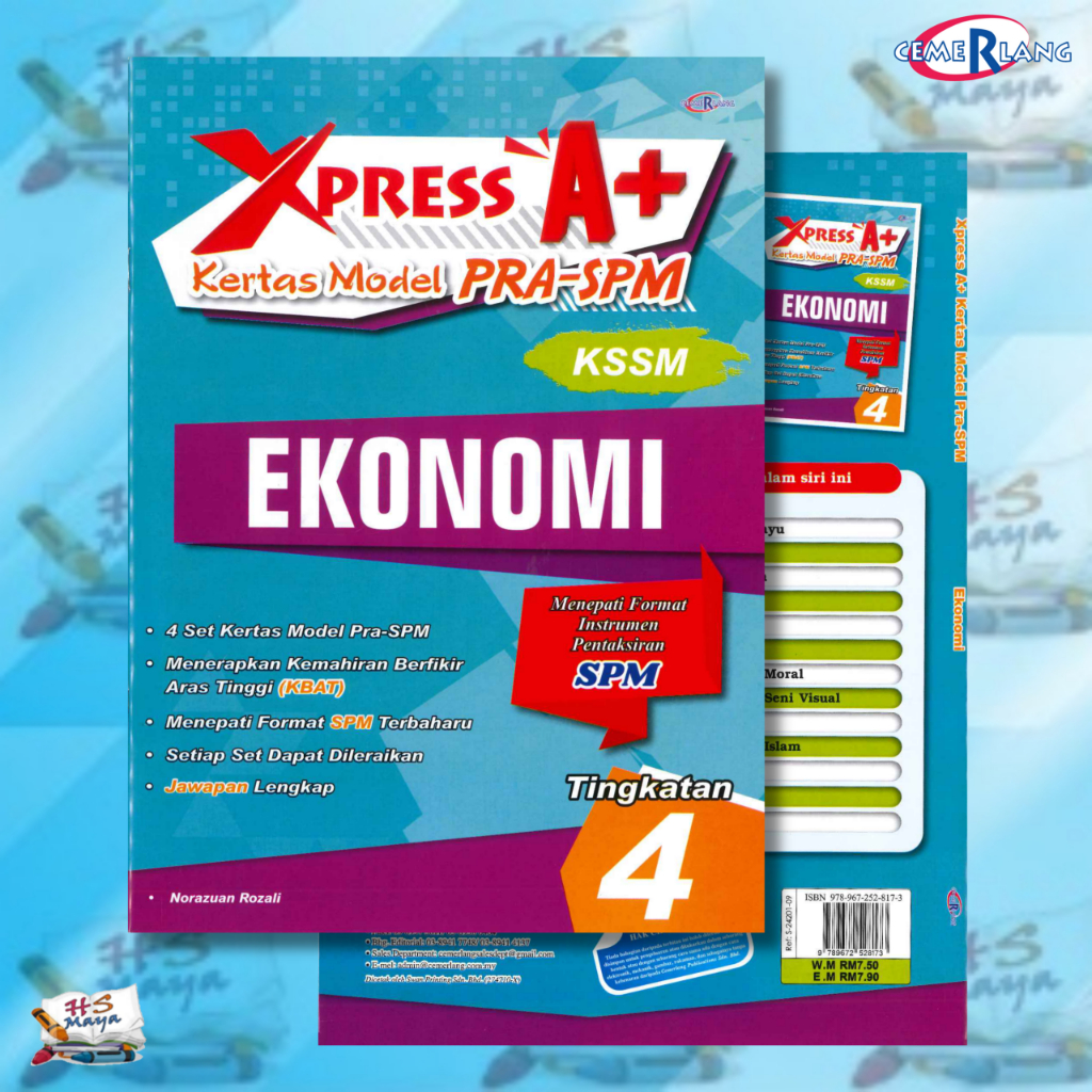 Buku Latihan Xpress A Kertas Model Pra Spm 2023 Tingkatan 4 Kssm