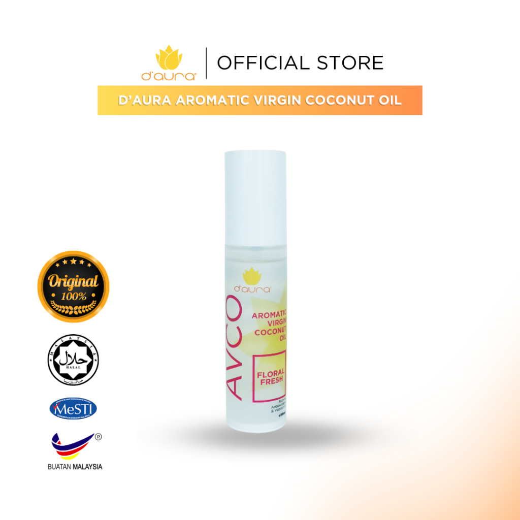 D'Aura Aromatic Virgin Coconut Oil (AVCO) 50 ML | Shopee Malaysia