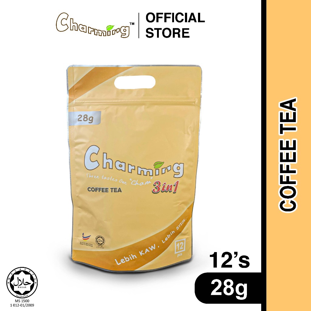 CHARMING 3 in 1 Coffee Tea (12s x 28g) | Shopee Malaysia