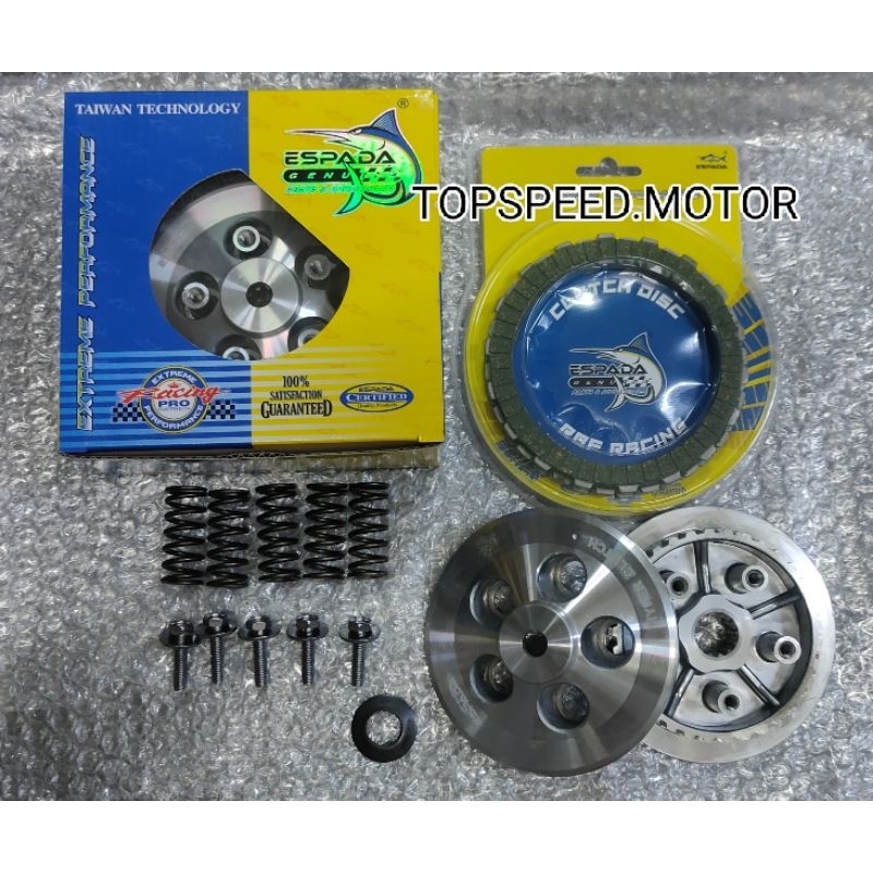 LC135-4SPEED ESPADA COMBO 5 SPRING RACING HYPER CLUTCH SET | Shopee ...