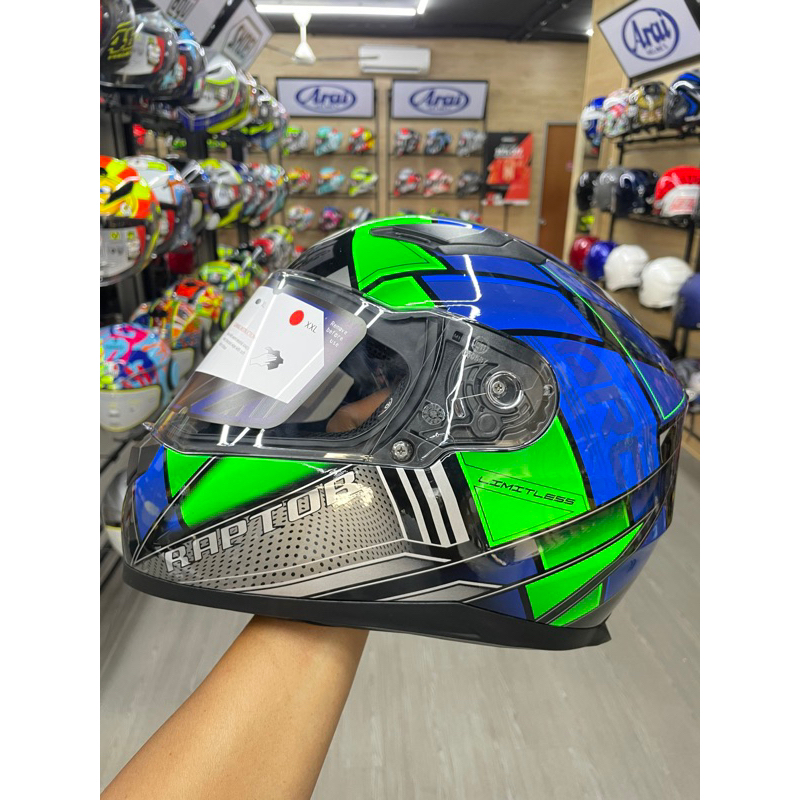 HELMET FULLFACE ARC RAPTOR READY STOCK | Shopee Malaysia