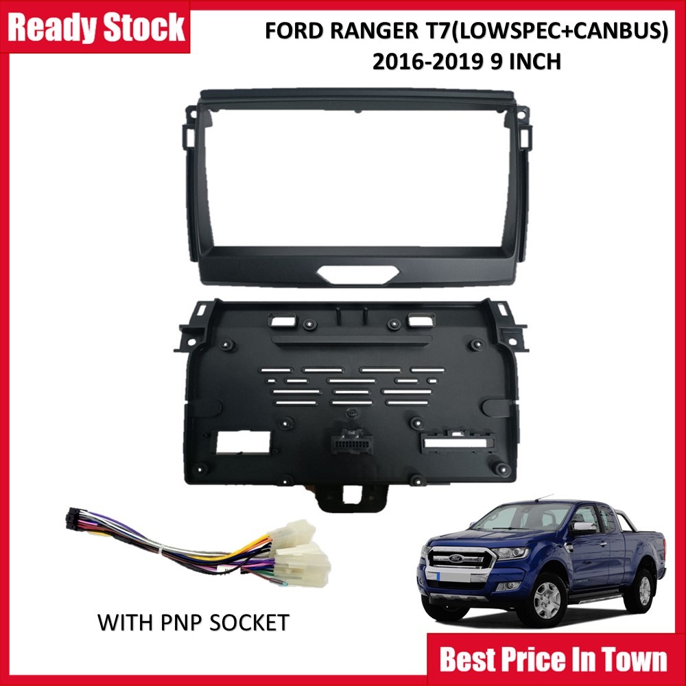Android Player Casing FORD RANGER T7(LOWSPEC+CANBUS)9'' 2016-2019-BLACK ...