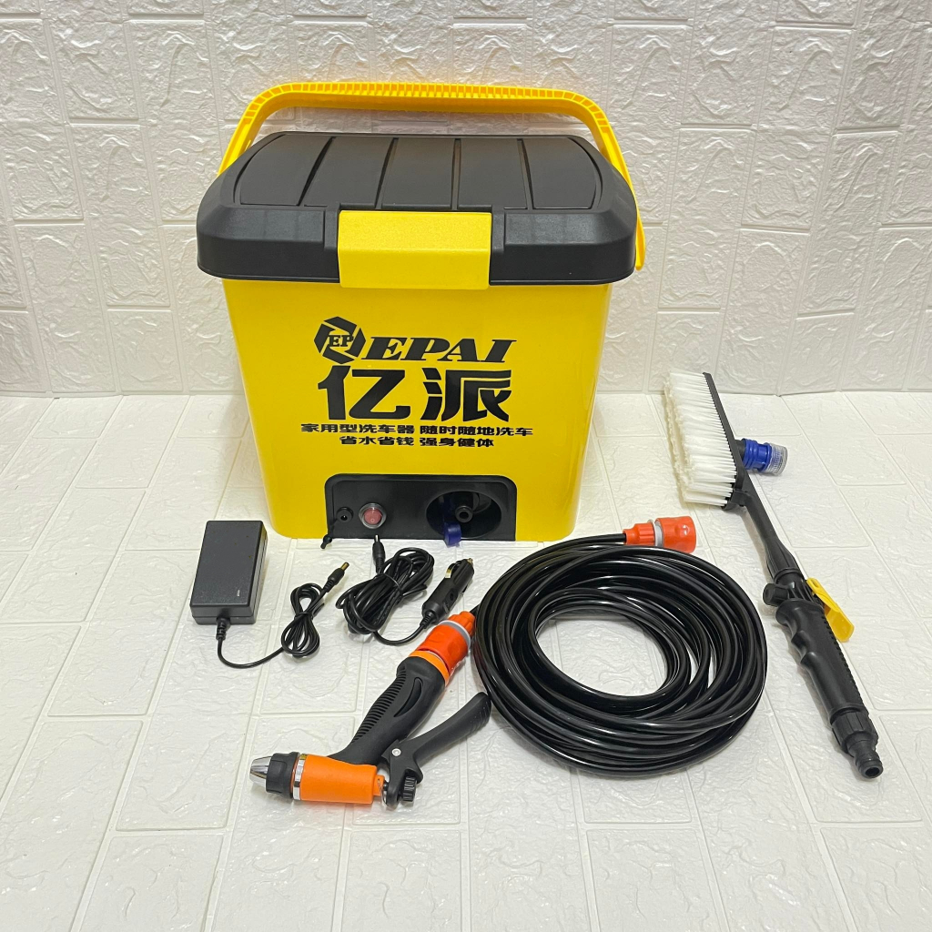 portable water jet pump washing aircond / car Cleaning tools storage ...