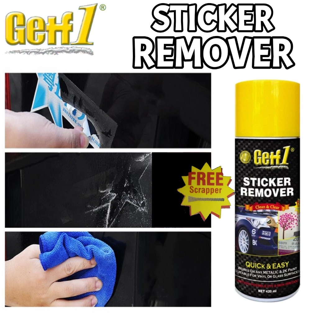Getf1 Sticker Remover spray 420ml tinted film glue remover adhesive ...