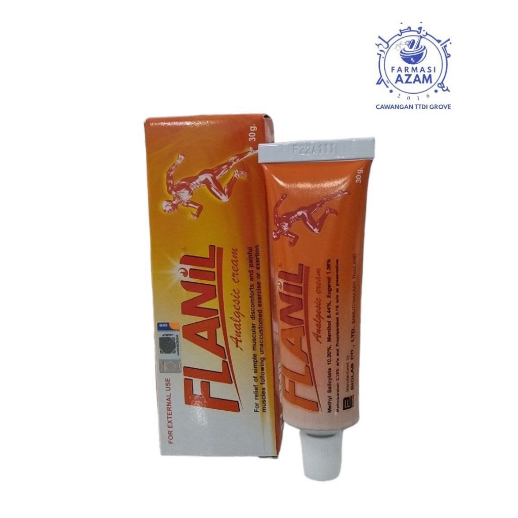Flanil Analgesic Cream 30g | Shopee Malaysia