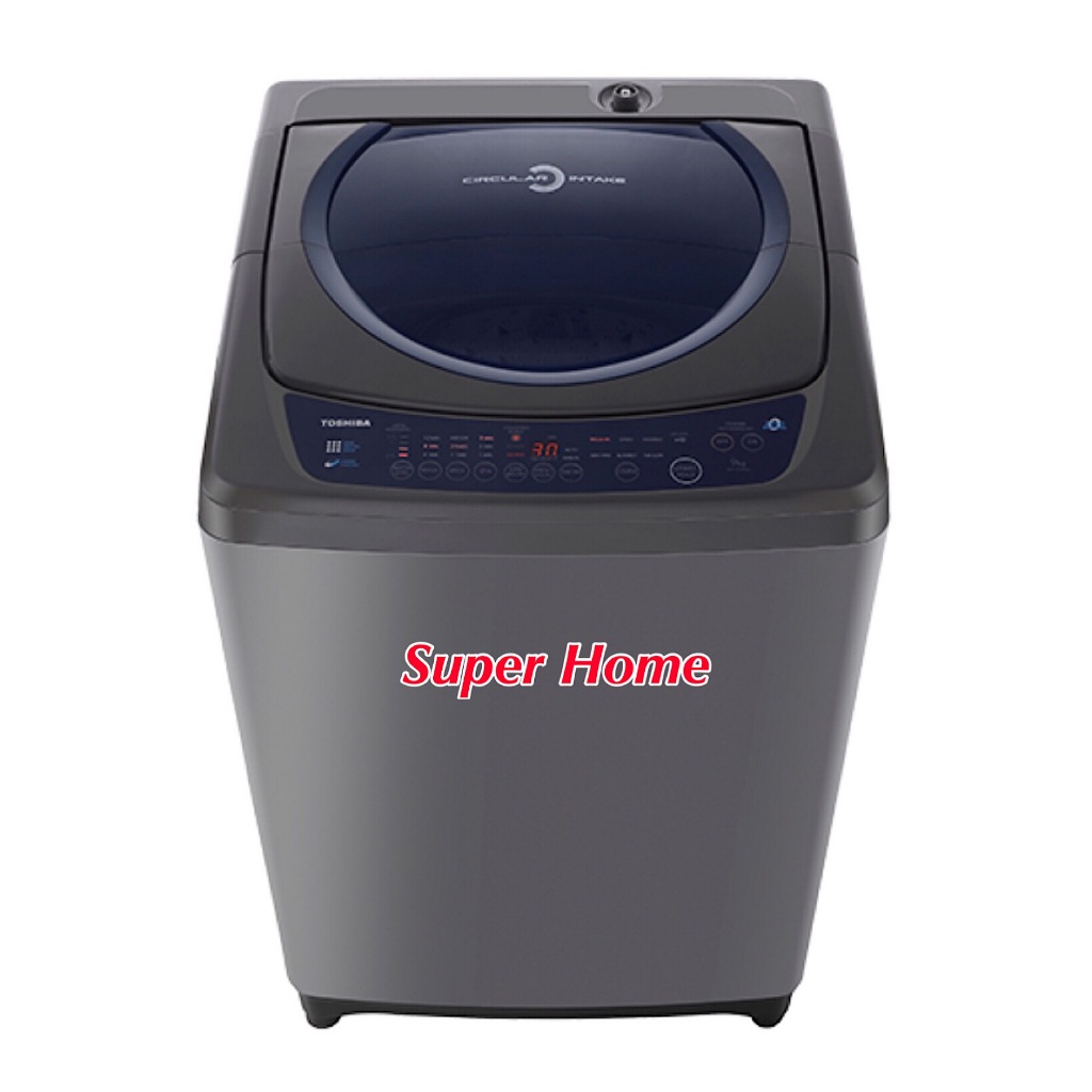 Toshiba Washing Machine AW-H1000GM (SB) 9kg Wash Circular Air Intake ...