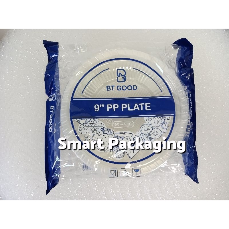 7inch & 9inch, Disposable PP Plastic Plate / Party Plate (50pcs ...