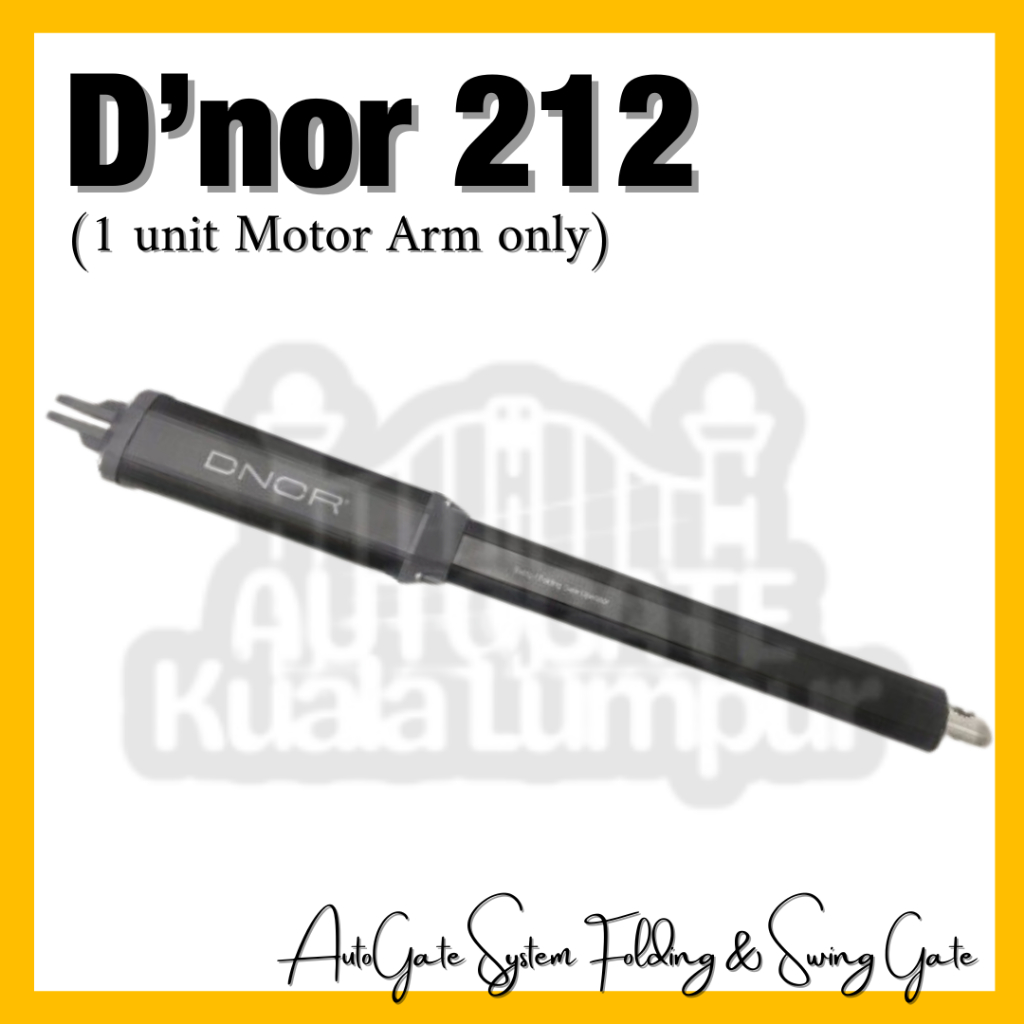 Hus Autogate Dnor 212 (1 Arm Only) Auto Gate Swing / Folding Without ...