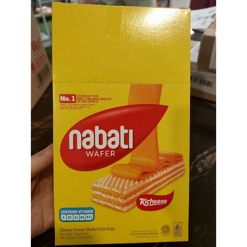 nabati wafer richeese 7g x 20pcs | Shopee Malaysia