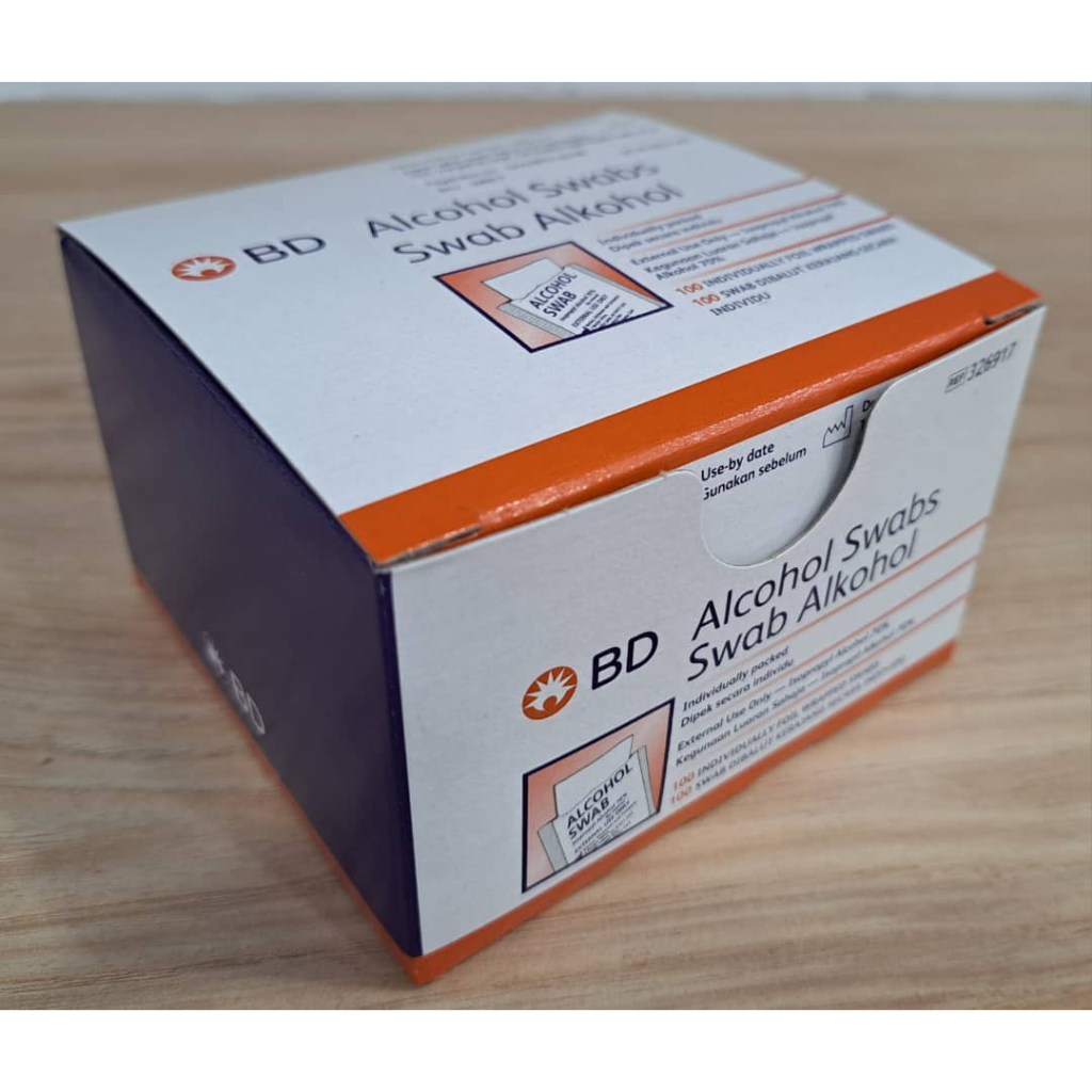 BD Alcohol Swabs (100 Pieces Per Box) | Shopee Malaysia