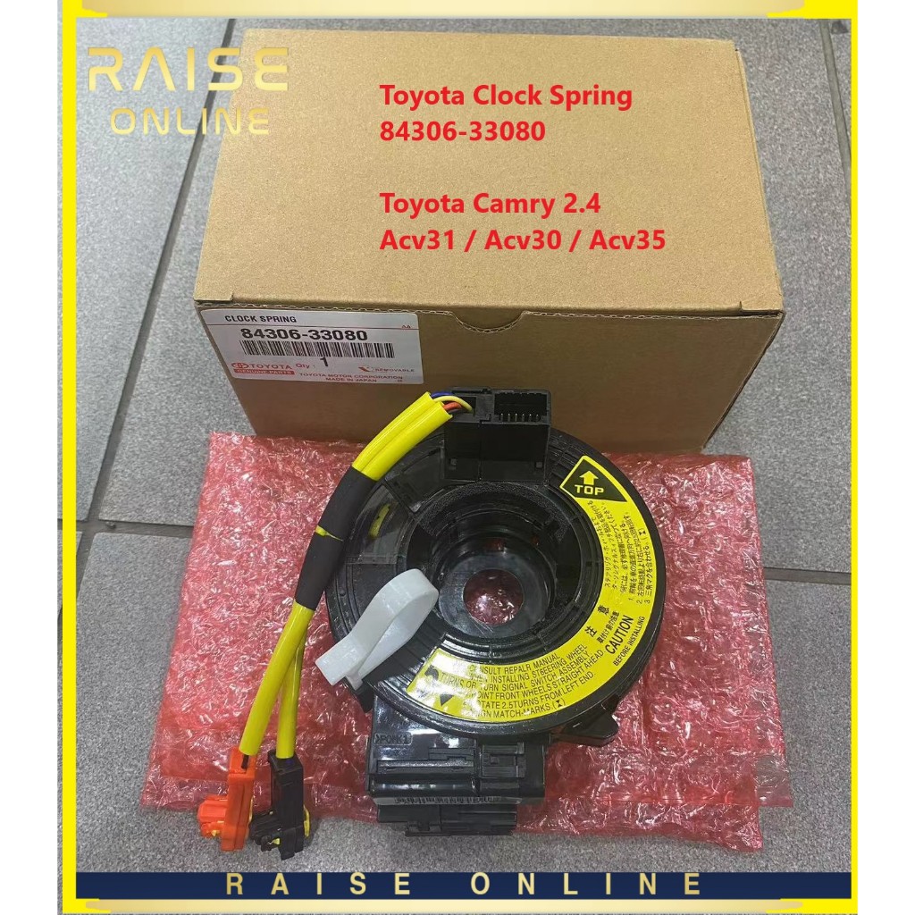 100% ORIGINAL CLOCK SPRING TOYOTA CAMRY ACV30 ACV31 ACV35 84306-33080 ...