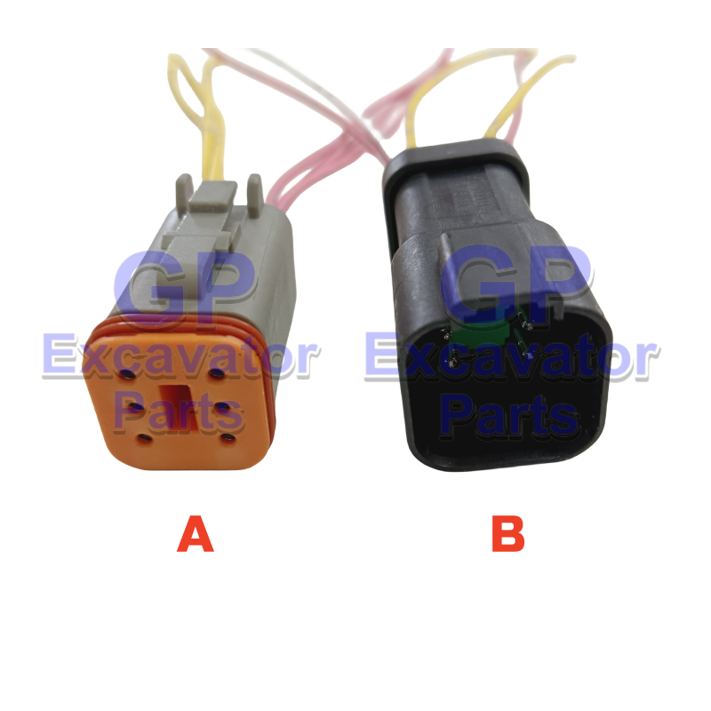 E320B Hydraulic Excavator Engine Step / Throttle Motor Socket Set (6 ...