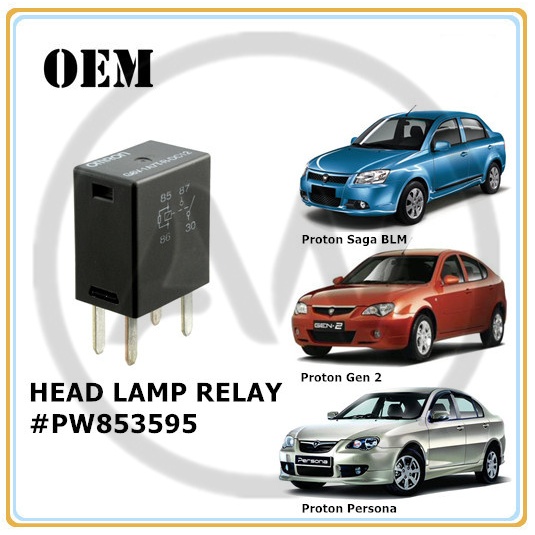 OMRON Proton Gen2 Persona Saga BLM Head Lamp Headlamp Head Light Relay ...