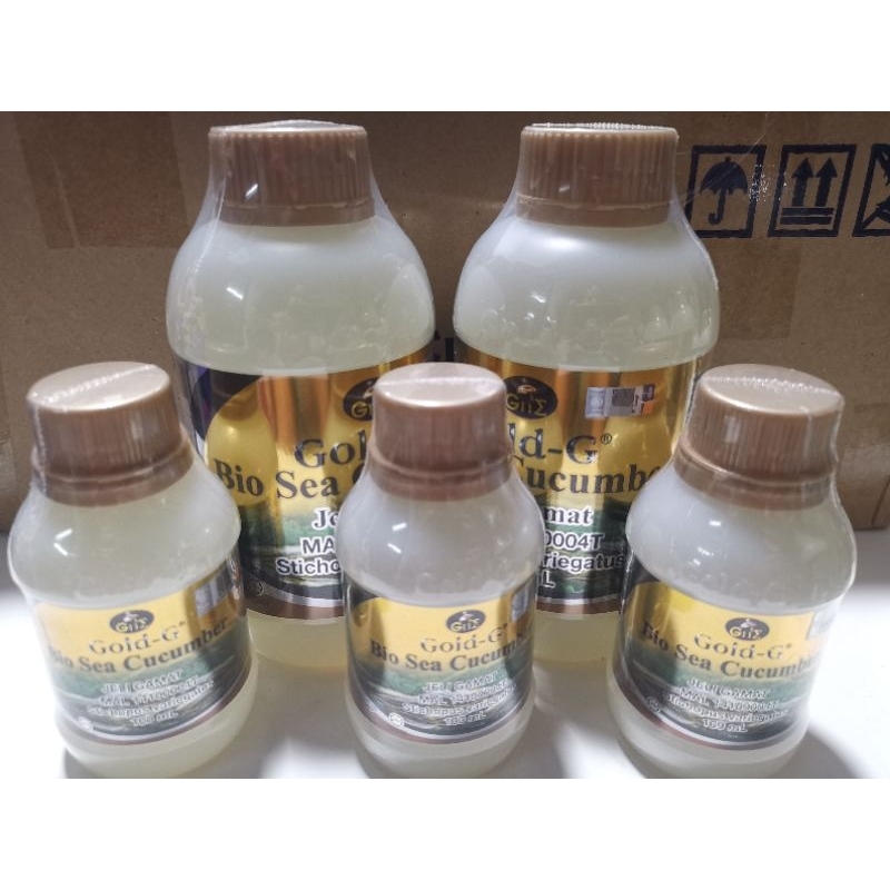 Jeli Gamat Emas Gold-G ® Bio Sea Cucumber 500ml with KKM Malaysia (Sea ...