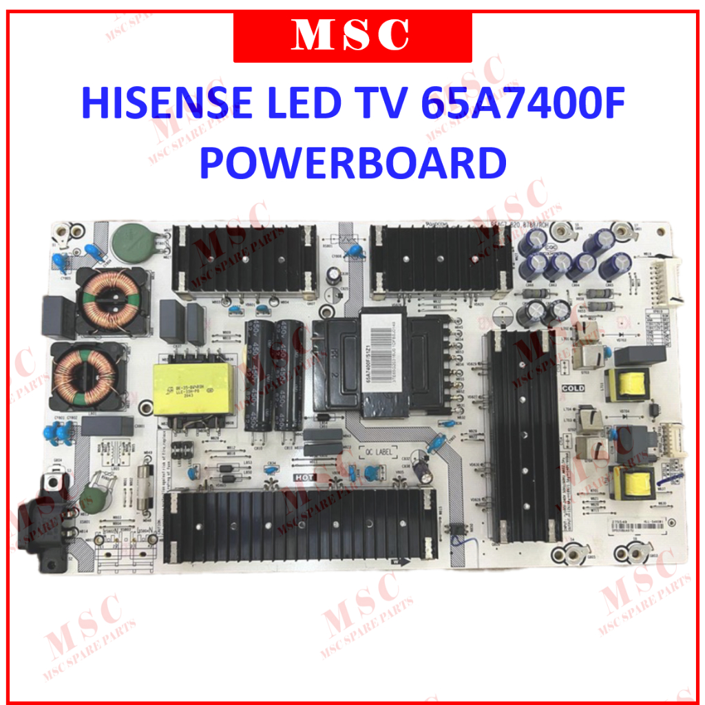 HISENSE LED TV 65A7400F POWERBOARD PCB POWER BOARD NEW | Shopee Malaysia