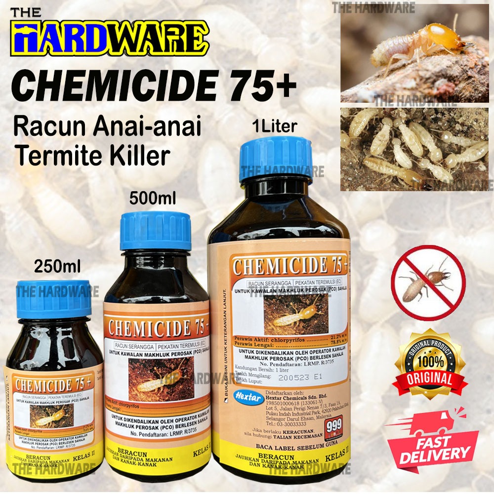 🔥Ready Stock🔥Hextar Chemicide 75+ Termite Ant Killer Ubat Anai-anai Racun Serangga Semut Poison ...