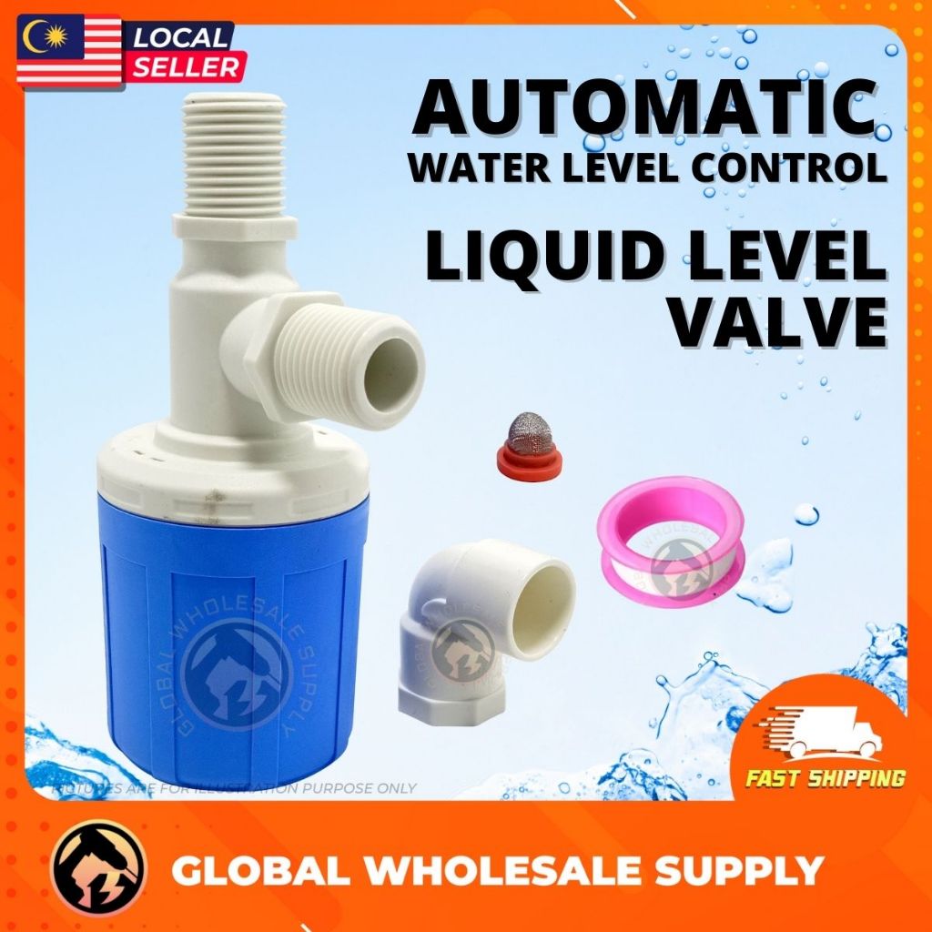 AUTOMATIC Liquid Level Valve Top & Side Inlet Mount Inside 1/2'' No Electricity Water Level ...