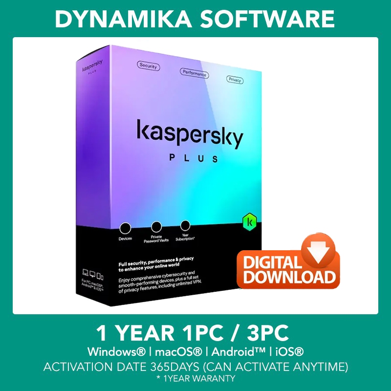 ORIGINAL Kaspersky Internet Security 2024 2025 1YEAR & 2Years Kaspersky ...