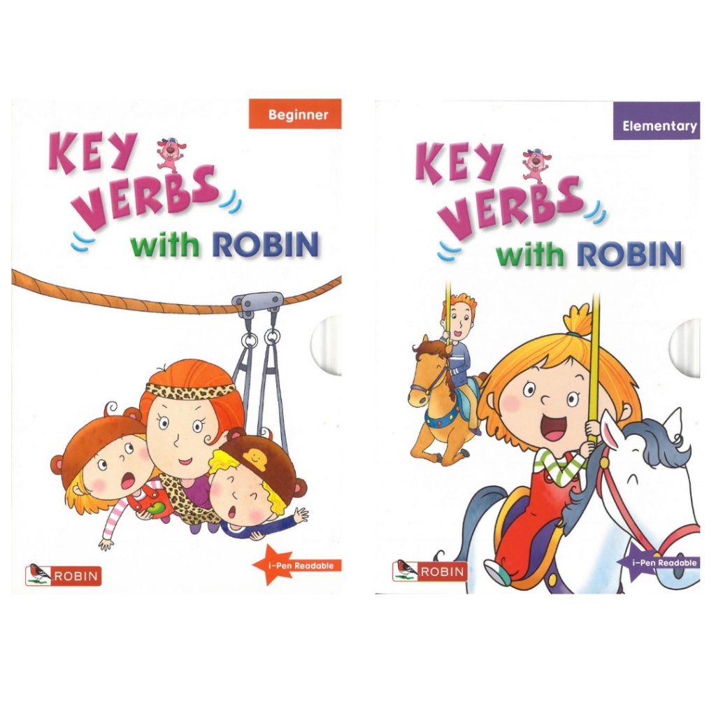 Robin Key Verbs With Robin: Beginner / Elementary for Preschool to ...