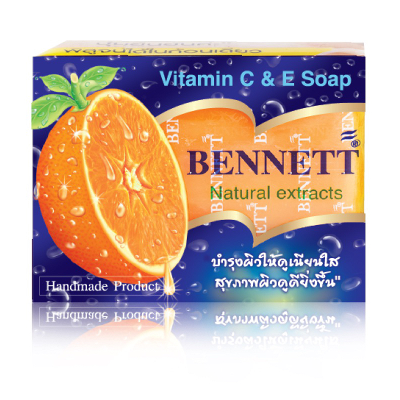 BENNETT Soap Vitamin C & E Natural & BENNETT Extra White Net Weight ...