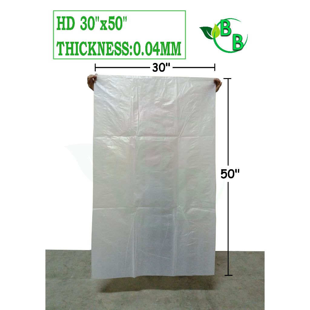 HD 30"x50" (1KG)/(2KG) /Big Plastic Bag/Beg Plastik Besar Tebal Heavy ...
