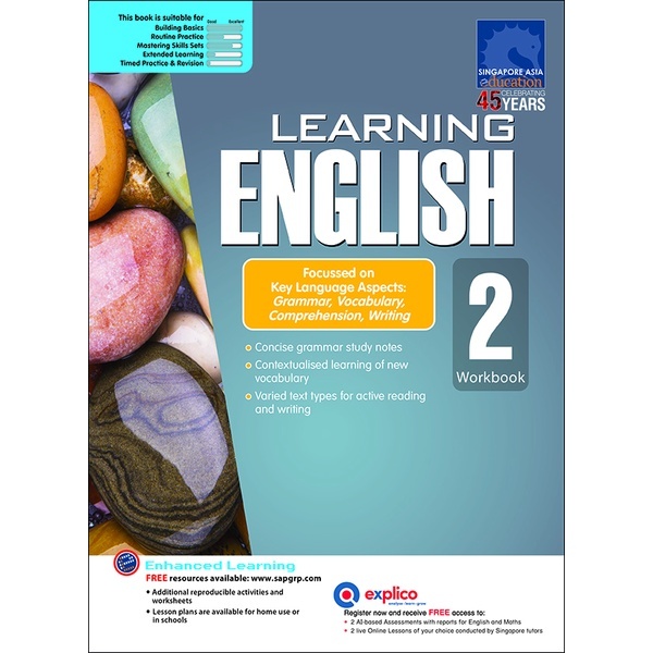 Learning English Workbook 1 - 6 | Topical | Primary English School ...