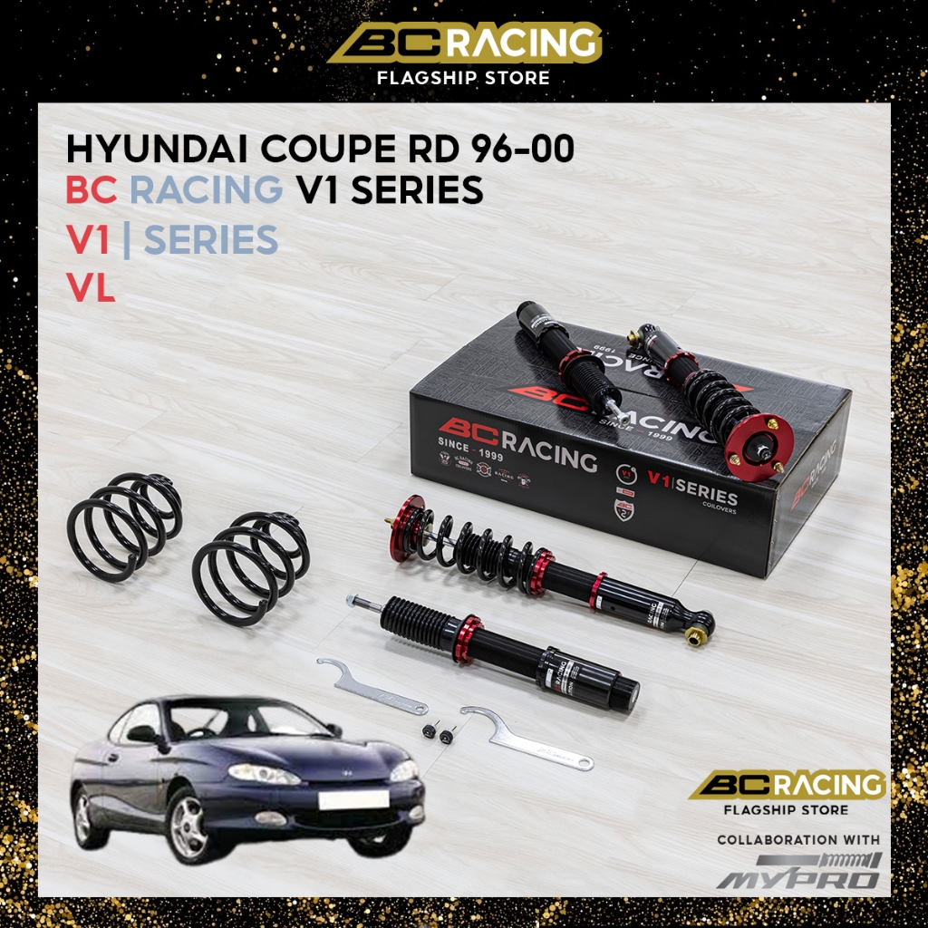 BC Racing V1 Series High Low Soft Hard Adjustable Absorber for Hyundai ...
