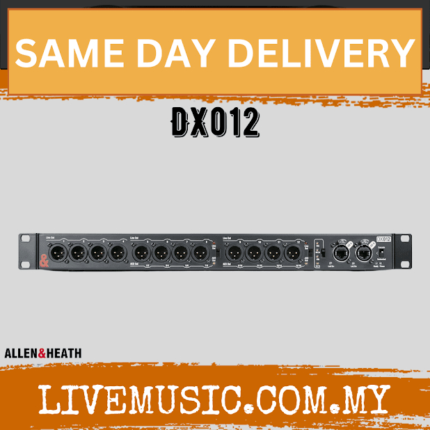 Allen & Heath DX012 XLR 12-Output Audio Expander ( DX-012 / DX012 ...