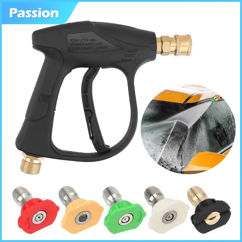 Car High Pressure Car Wash Gun Sprayer Cleaner Sprinkler Nozzles Quick ...