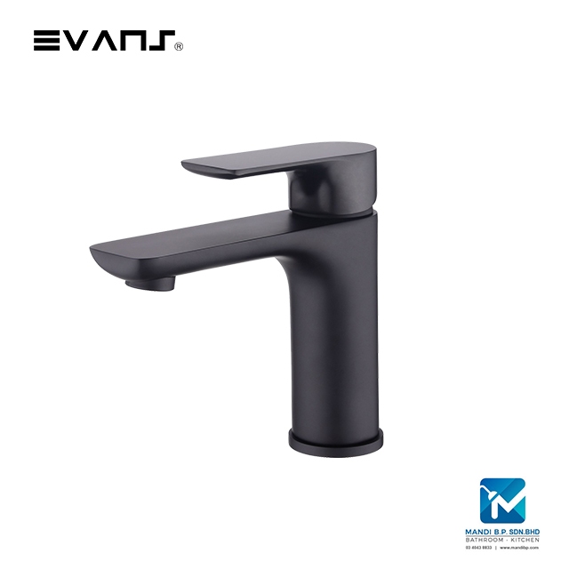 Evans Single Level Faucet Black Electroplated Pillar Tap/ Bathroom ...