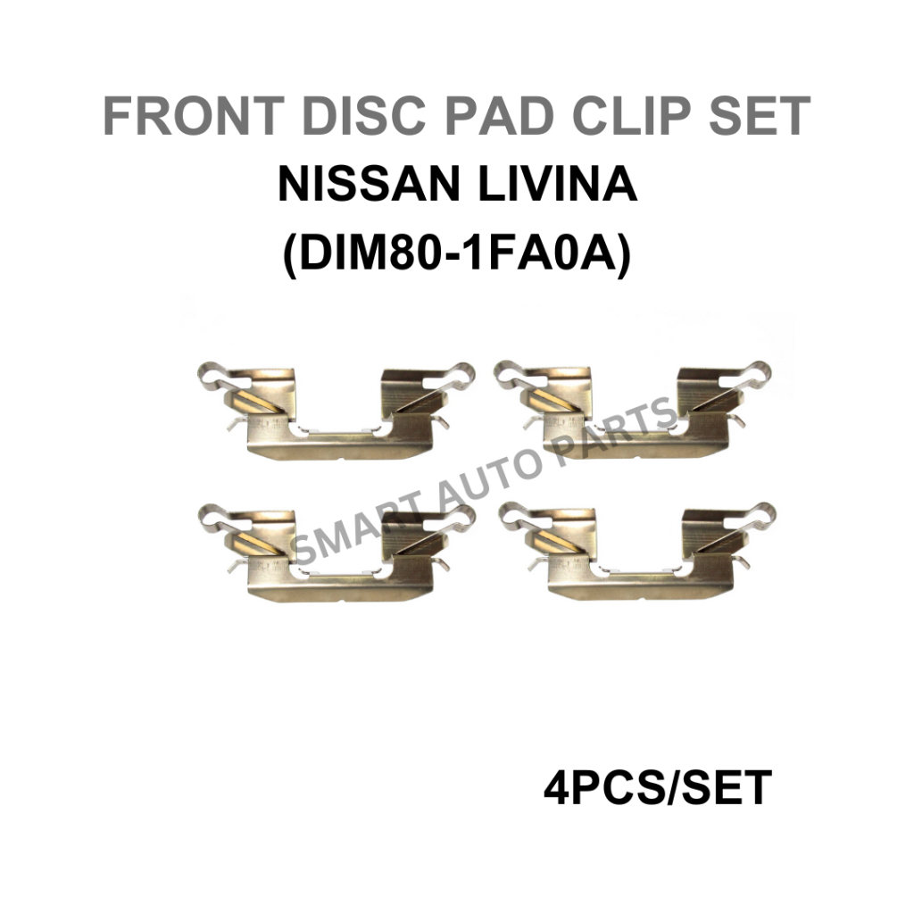 NISSAN GRAND LIVINA FRONT DISC PAD CLIP (SET) | Shopee Malaysia