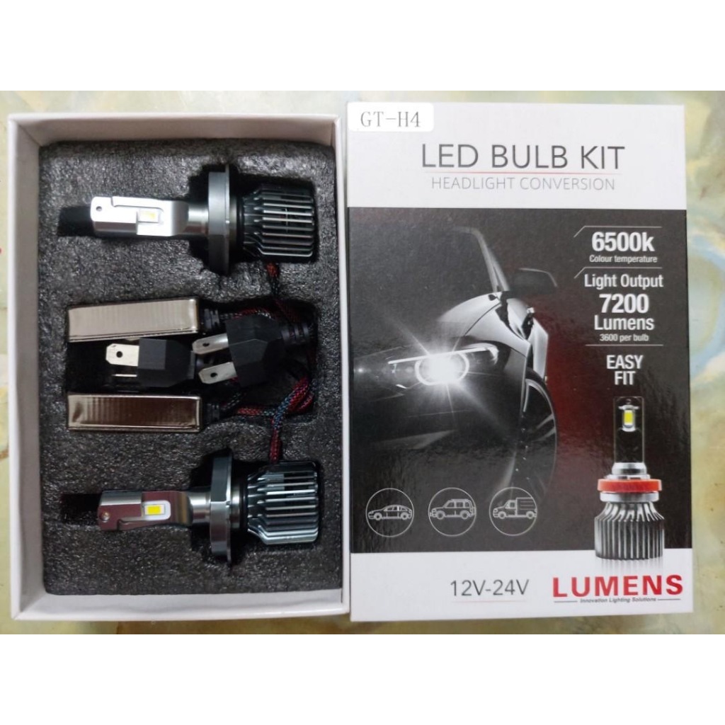 Lumens Car LED Headlight Headlamp Bulb Kit (Canada) 6500K 7200 lumes ...