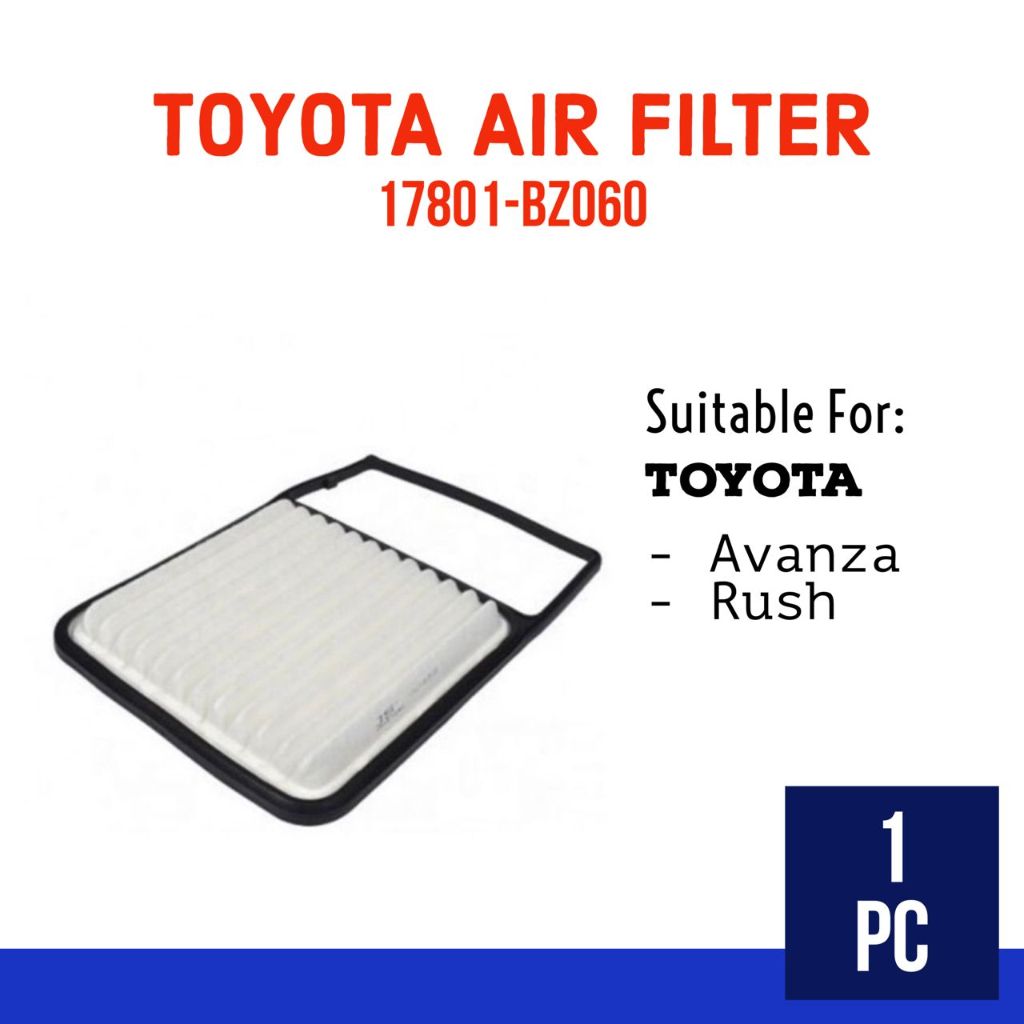 【100% ORIGINAL】TOYOTA 17801-BZ060 PENAPIS UDARA ENJIN - AVANZA/ RUSH ...