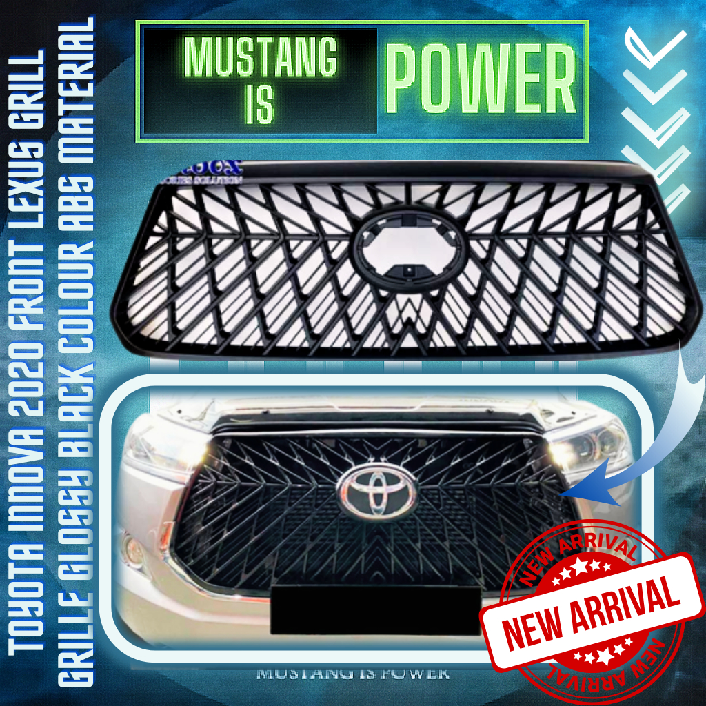 TOYOTA INNOVA 2020 FRONT LEXUS GRILL GRILLE GLOSSY BLACK COLOUR ABS ...